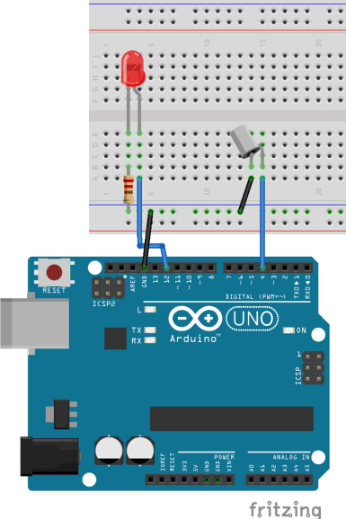 倾斜传感器倾斜开关模块 Arduino使用教程 趣讨教 7393